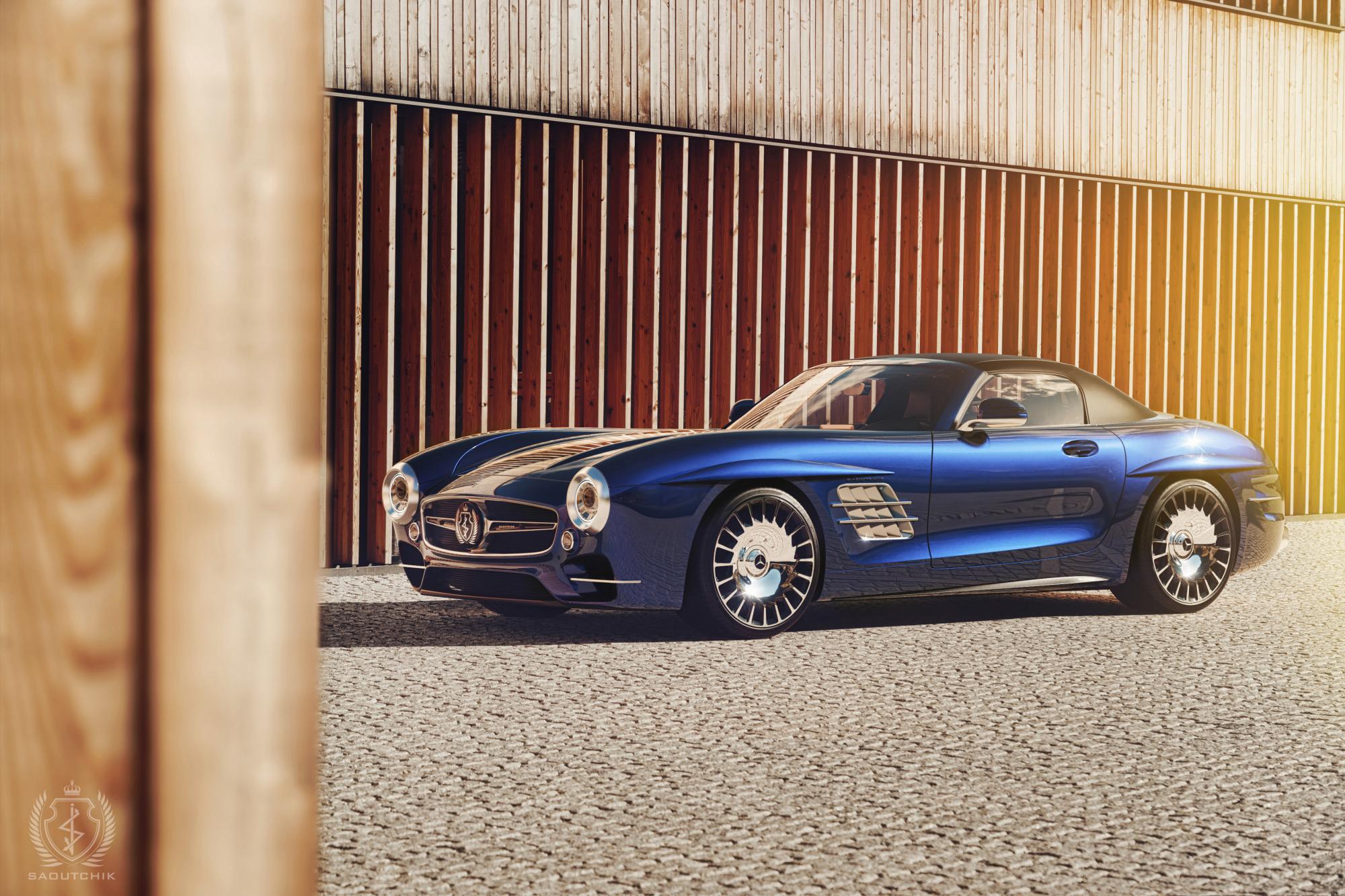 This Mercedes 300SL by Saoutchik: The Future of Coachbuilding - Pearl ...